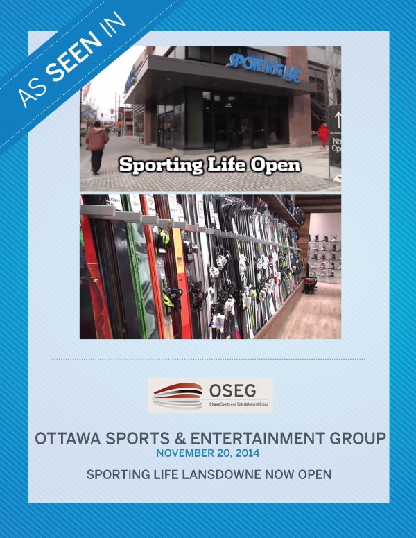 Ottawa Sports & Entertainment Group - November 2014 - Sporting Life Blog